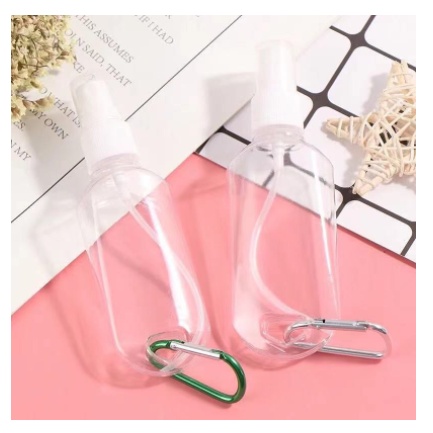 SN Keychain Alcohol spray bottle Transparent Empty spray perfume Travel ...