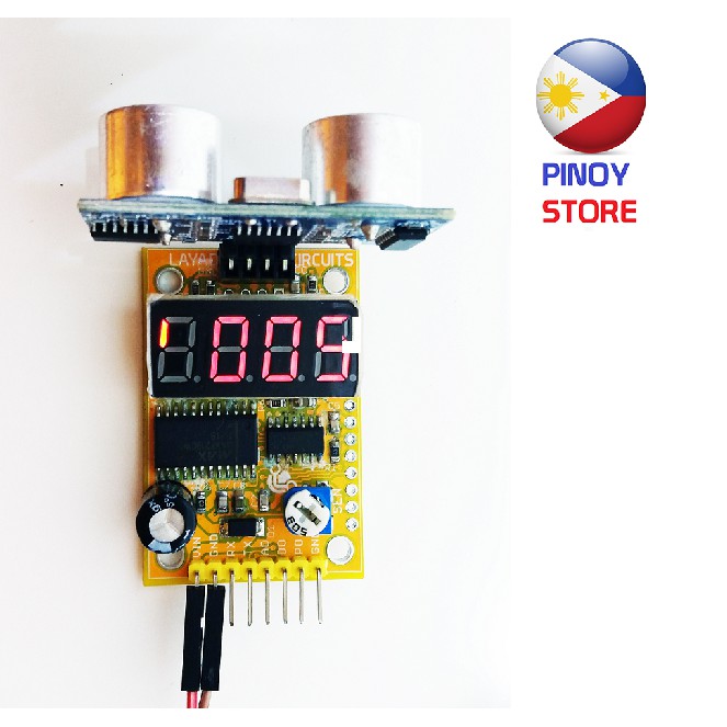 Ultrasonic UART Serial Adapter module Made in the Phl HCSR04 HC-SR04 ...