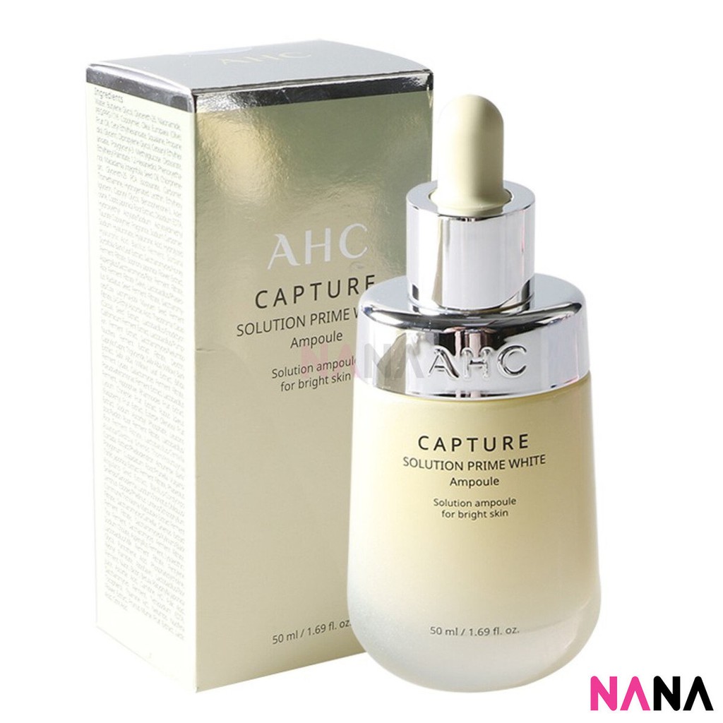 AHC Capture Solution Prime White Ampoule 50ml (New Packaging) | Shopee ...