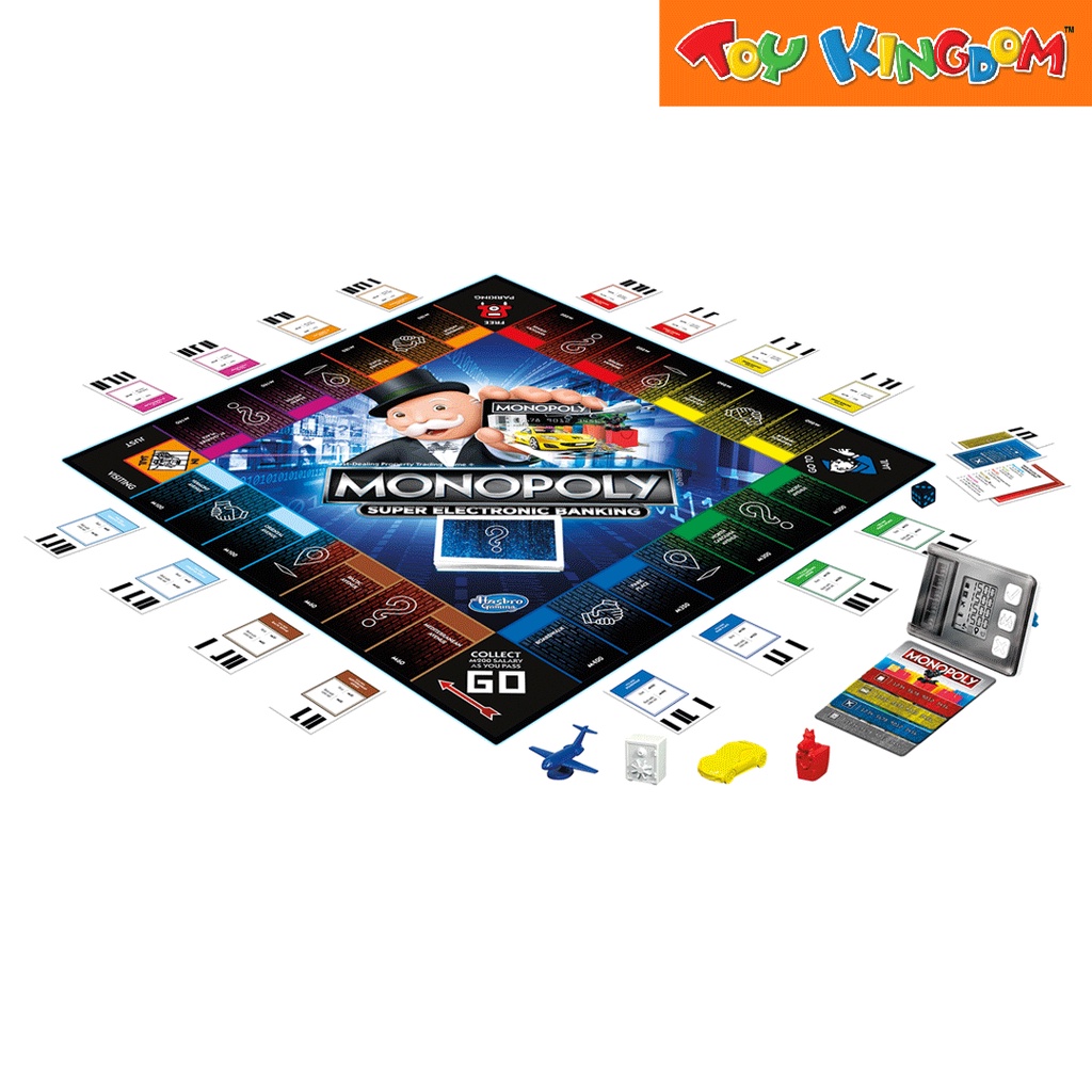 Hasbro Gaming Monopoly Super Electronic Banking Board Game | Shopee ...