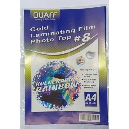 QUAFF PHOTO TOP Holographic Rainbow | Shopee Philippines