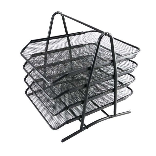 Wiremesh Metal Document Desk Tray 4 / 3 / 2 Layers | Shopee Philippines