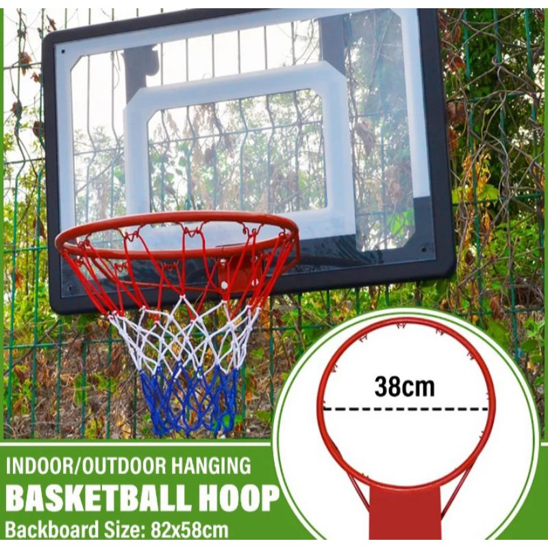 Basketball Board and Ring Set, Basketball Set for Kids and Adults ...