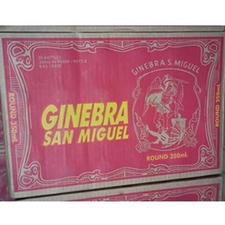 Ginebra San Miguel Gin Bilog 24x350ml 1box | Shopee Philippines