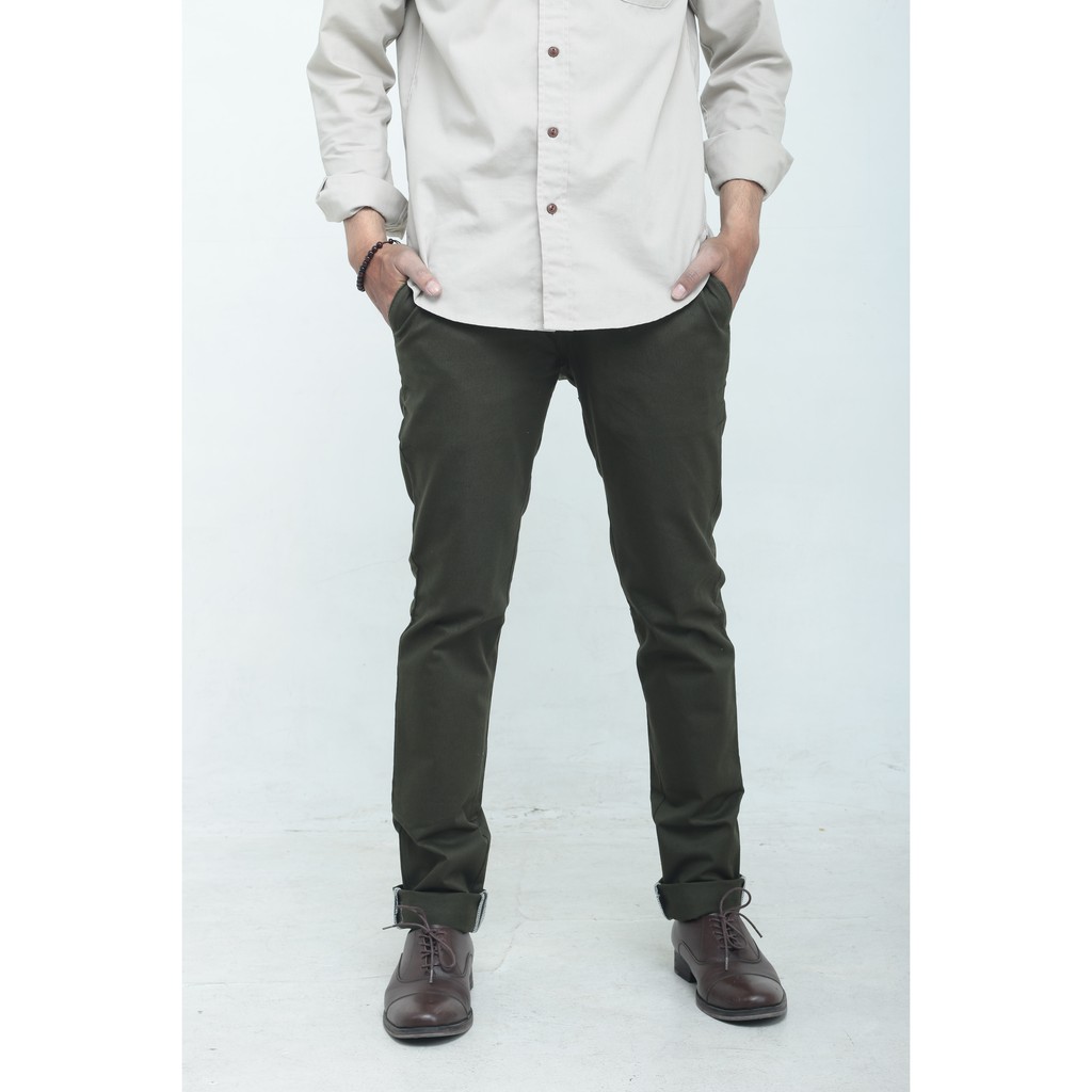 Chino Noble String Pants - Green | Shopee Philippines
