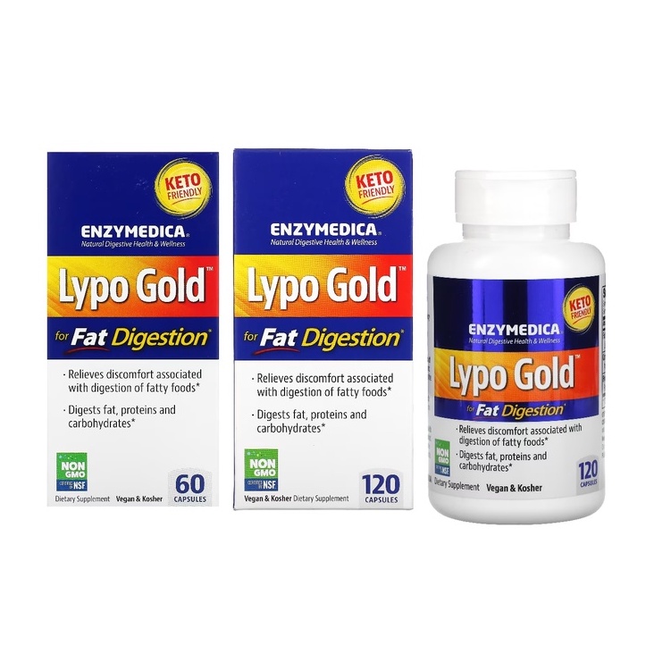 Enzymedica, Lypo Gold, For Fat Digestion, 120 Capsules | Shopee Philippines