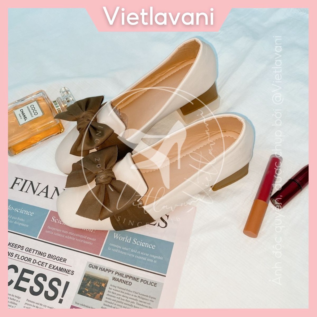 Korean Style Round Toe Square Heels Women Shoes 3CM THP4 | Shopee ...