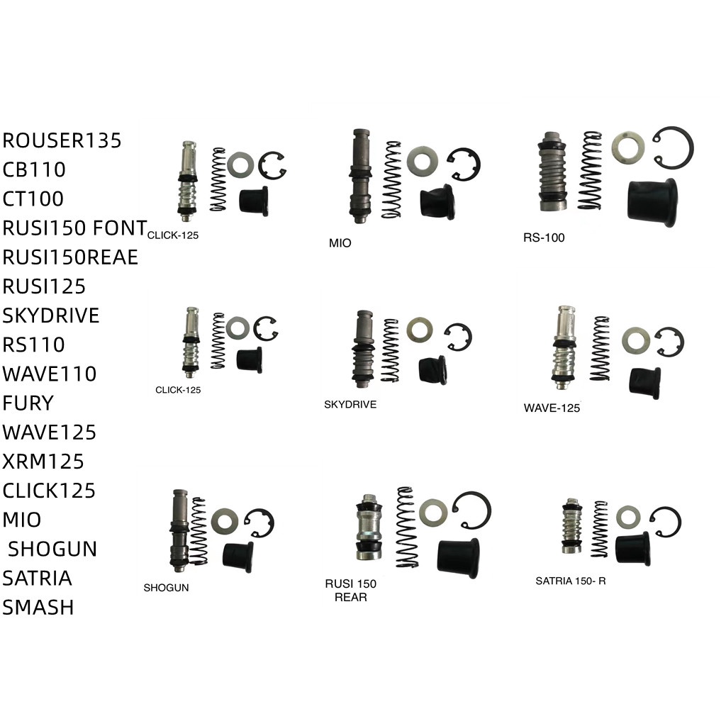 MOTORCYCLE PARTS MASTER REPAIR KIT FOR CLICK/ SKYDRIVE/ SHOGUN/ RUSI ...