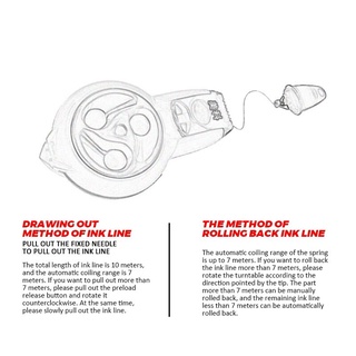 Pitik Marking Tools Chalk Line Reel,Manual/ Automatic,25 Meters/ 10 ...