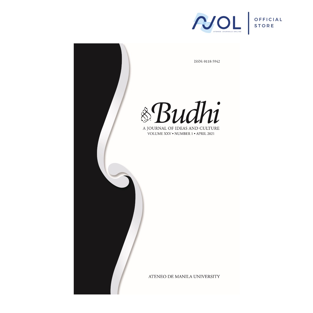 Budhi: A Journal of Ideas and Culture Vol. 25, No. 1 (2021) | Shopee ...