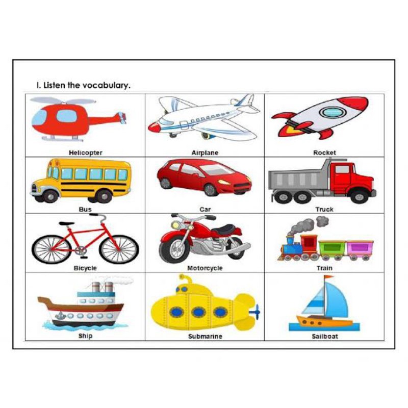 Transportation Laminated Chart | Shopee Philippines