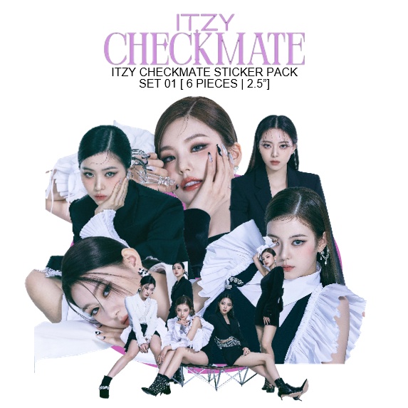 ITZY CHECKMATE STICKER PACK | Shopee Philippines