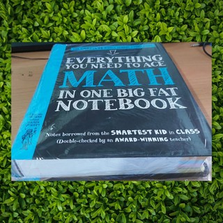 EVERYTHING YOU NEED TO ACE MATH IN ONE BIG FAT NOTEBOOK (NEW) | Shopee ...