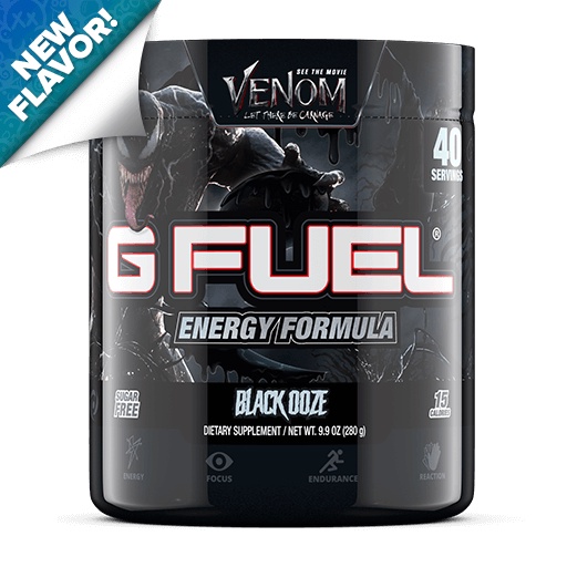 G Fuel VENOM LET THERE BE CARNAGE MOVIE Black Ooze Gfuel 40 servings ...