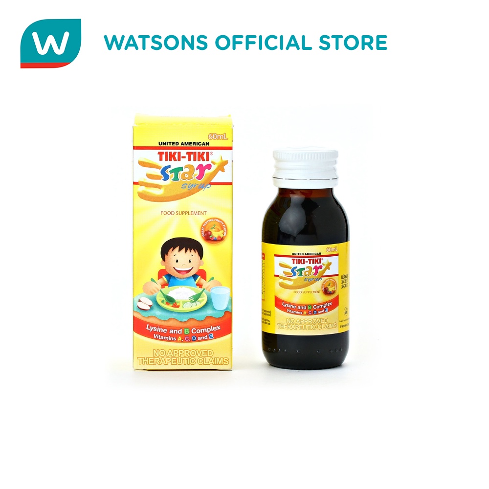 UNITED TIKI TIKI Star Syrup 60ml | Shopee Philippines