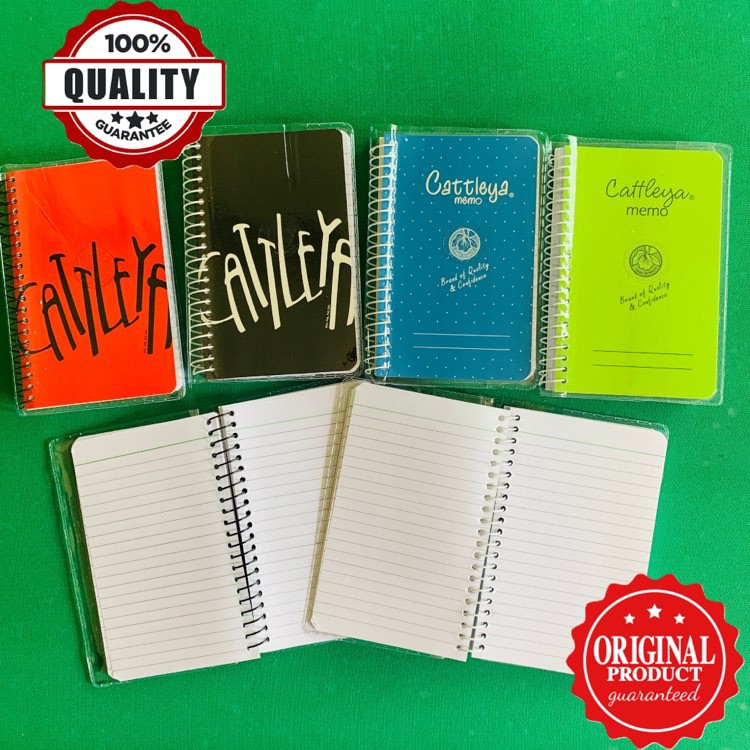 Cattleya Memo Spiral Notebook 3.5 x 5.5 inches 100's | Shopee Philippines