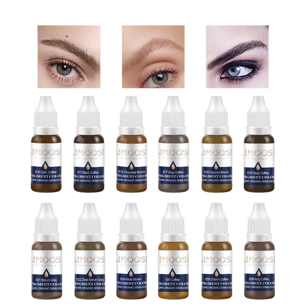 15ml Tattoo Pigment Ink For Semi Permanent Makeup Microblading Eyebrow ...