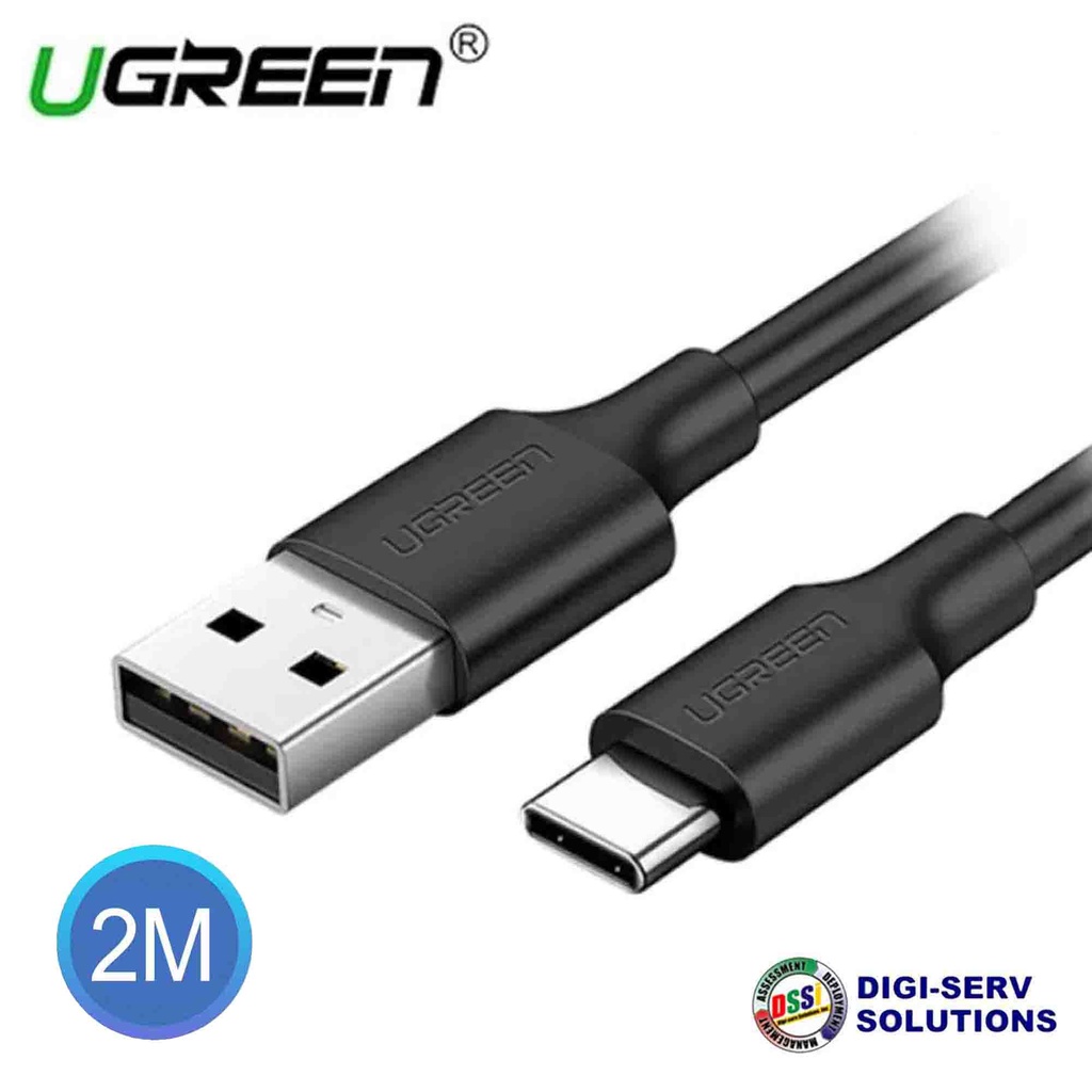 UGREEN USB-A 2.0 to USB-C Mode:(60118), Cable Nickel Plating 2m Color ...