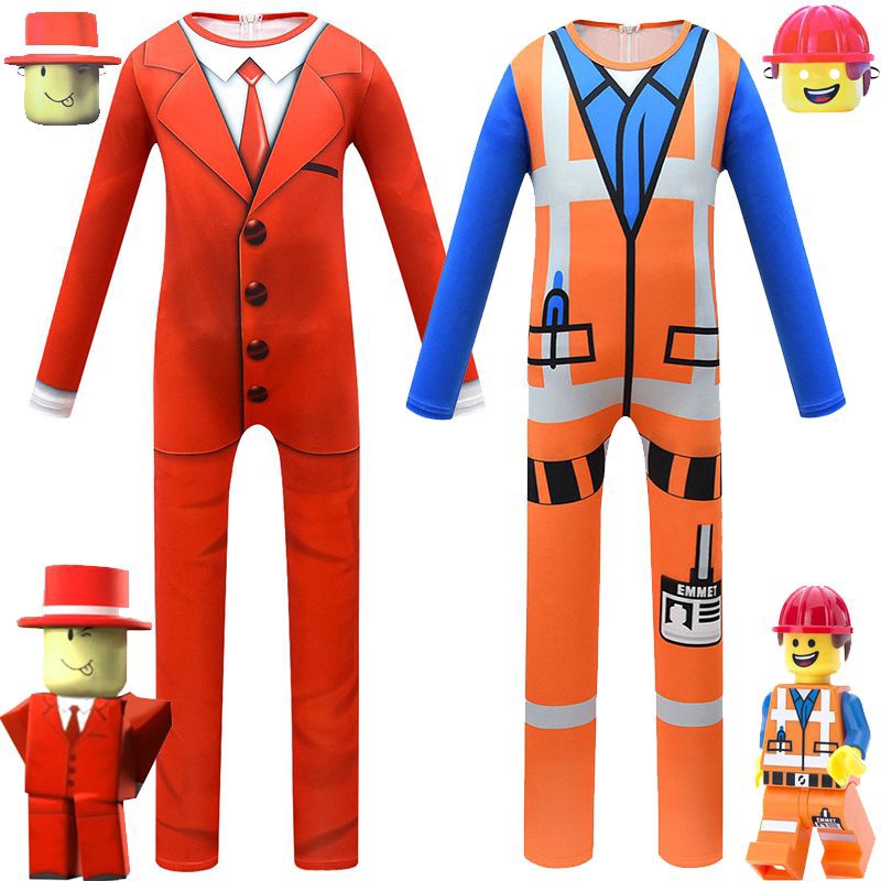 Game Roblox Cosplay Costume Kids Jumpsuit Fancy Dress Halloween ...