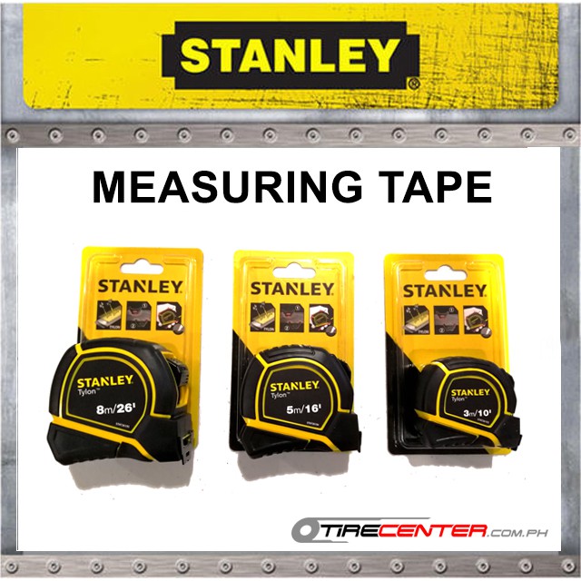 Stanley Tape Measure 3m/5m/8m TYLON Steel | Shopee Philippines