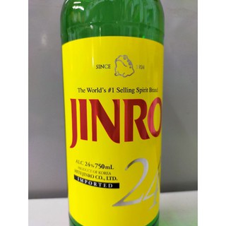 Jinro soju 24% alcohol 750ml | Shopee Philippines