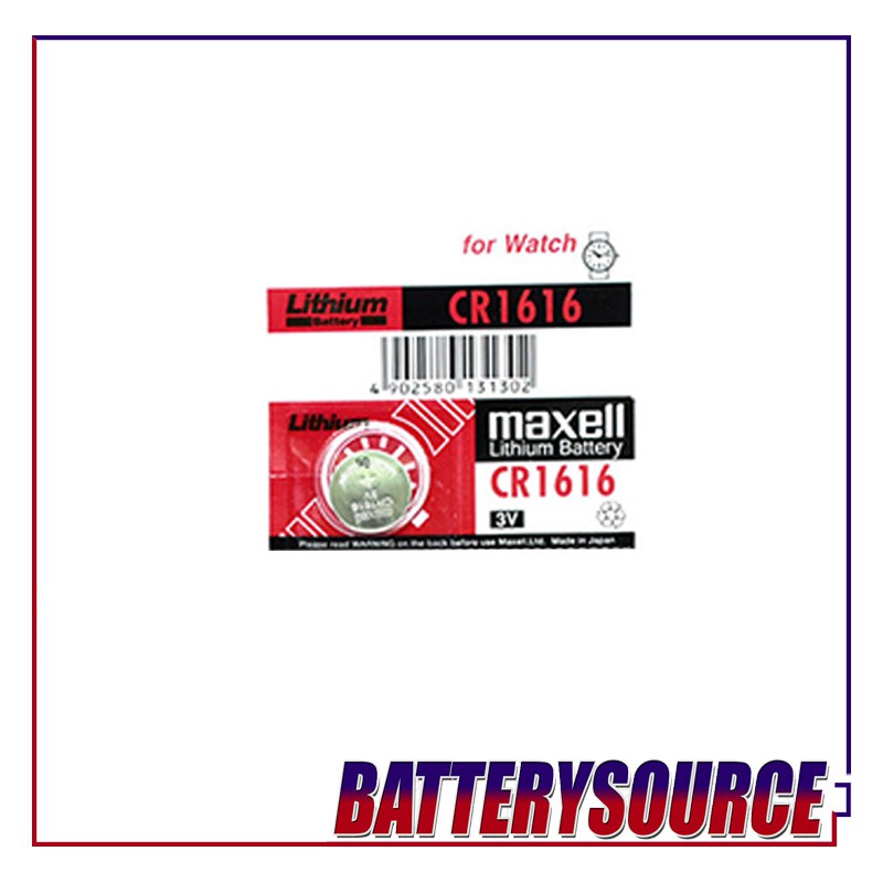 Watch & car battery CR1616 3V Lithium Coin Type Battery CR-1616-M ...