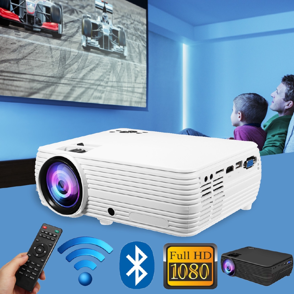 X5 LCD Projector Home Cinema Theater Movie LED Proyector HD | Shopee ...