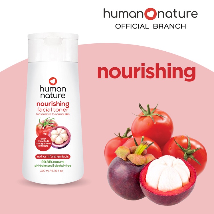 Human Nature Nourishing Toner - Tomato and Mangosteen | Shopee Philippines