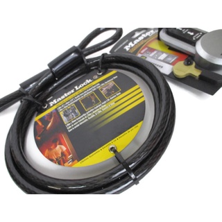 Master lock Braided steel cable 6ft x 10mm + master lock magnum padlock ...
