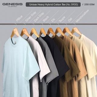 Genesis Clothing Co- (BLACK) #5900 Unisex Heavy Hybrid Cotton Tee ...