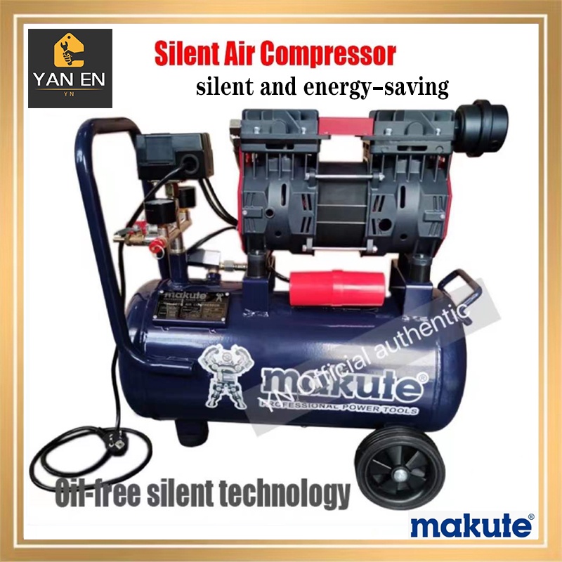 YN MAKUTE Air Tools Portable Quiet Oil-Free Air Compressor 1080W/1.5HP ...
