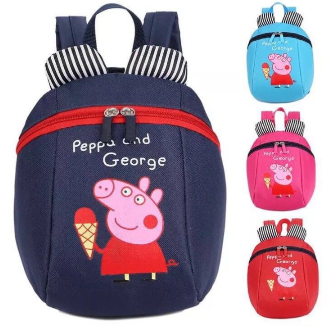 Kids Peppa Pig Backpack Peppa Pig Bag Kids Bag | Shopee Philippines