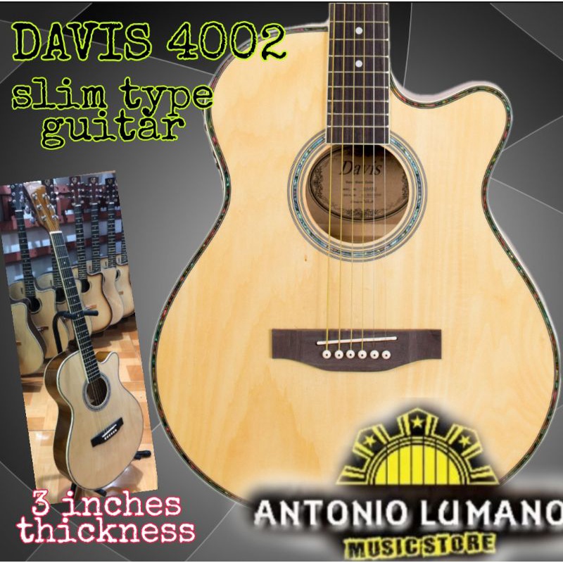 Davis 4002 slim type series low action (free intonation) | Shopee ...