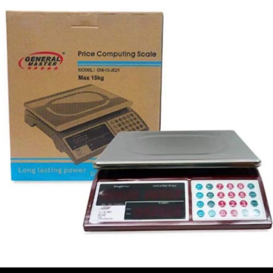 General Master Digital Weighing Scale 15kg | Shopee Philippines