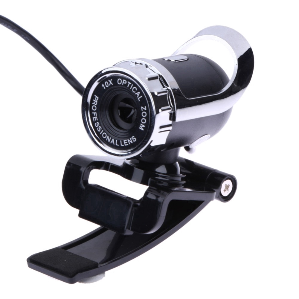 HD 480P Webcam 360 Degree USB Web Cam With Mic Digital Computer Camera ...