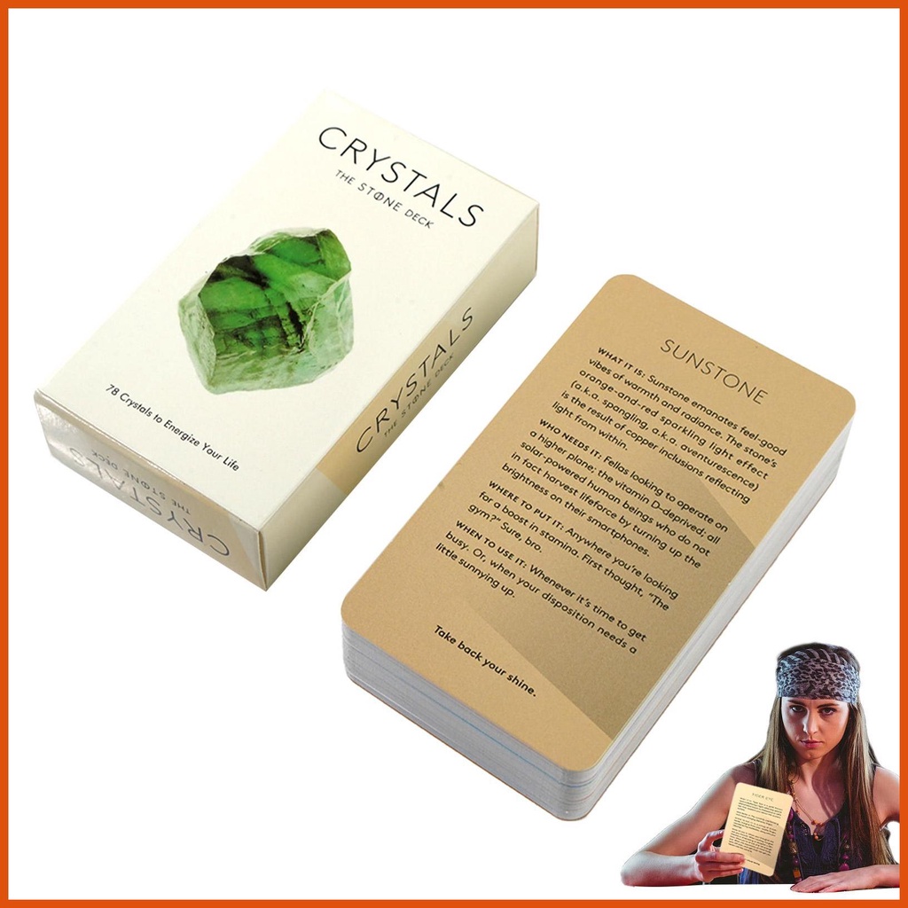 Crystal Tarot Cards Crystal Tarot Deck Mini Fate Divination Card Future ...