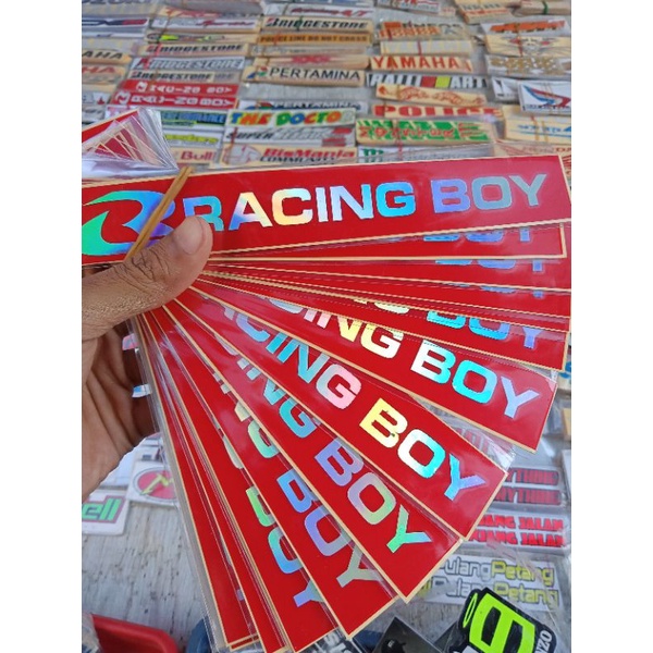 Racing Boy Hologram Sticker Rainbow rcb Sticker rcb Wheel Stickers rcb ...