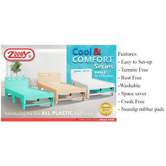 Zooey Cool And Comfort 36 X 75 Single Bed Frame | Shopee Philippines