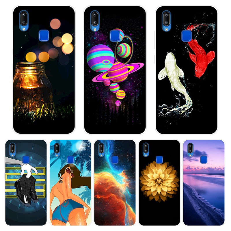 VIVO Y91 Y95 Printed Cartoon Pattern Back Protective Case Cover For ...