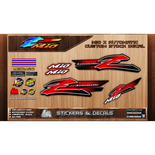 YAMAHA MIO Z SPORTY DECALS (L.A STICKERS) Thai Decals (m3 , mio soulty ...