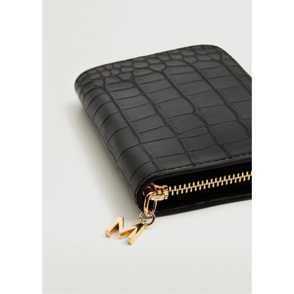 Original Mango Croc Effect Wallet M0029 | Shopee Philippines