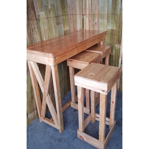 Bar table and chair.... | Shopee Philippines