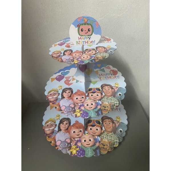 cocomelon cupcake stand - Il Cascinone