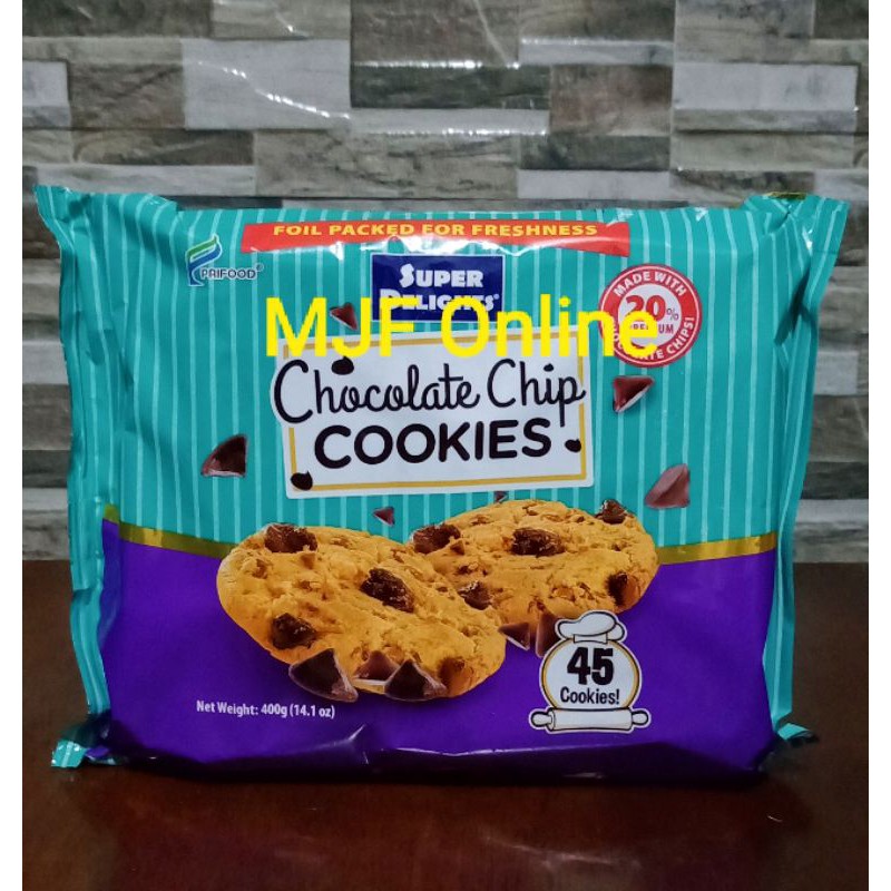 Super Delights Chocolate Chip Cookies 400g | Shopee Philippines