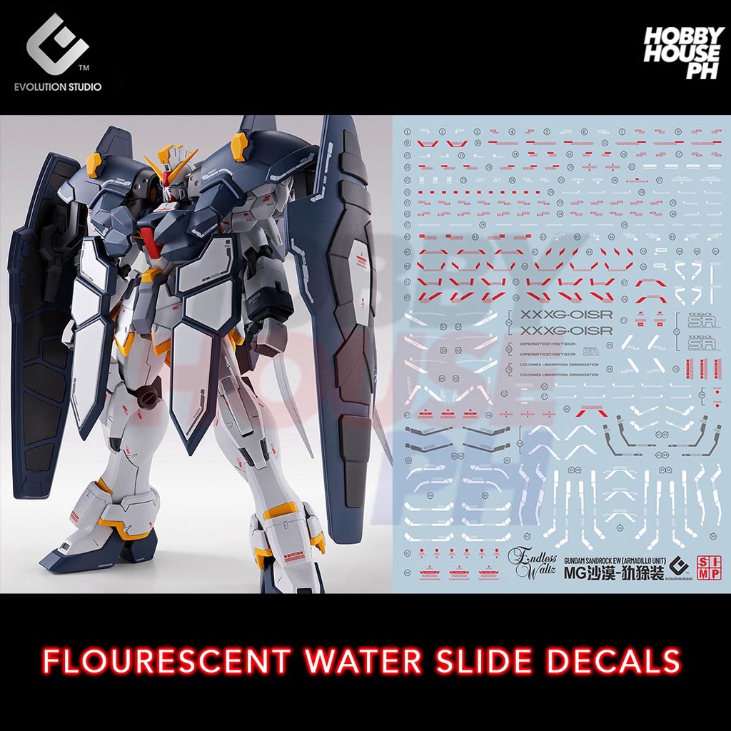 Gundam EVO Studio Gundam Wing Sandrock Custom Armadillo WS Decals ...
