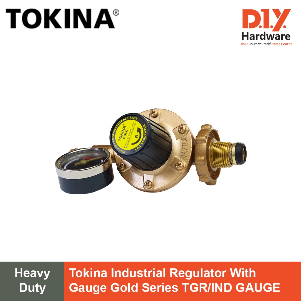 Tokina Gas Regulator With Gauge Gold Series GASUL | INDUSTRIAL | Shopee ...