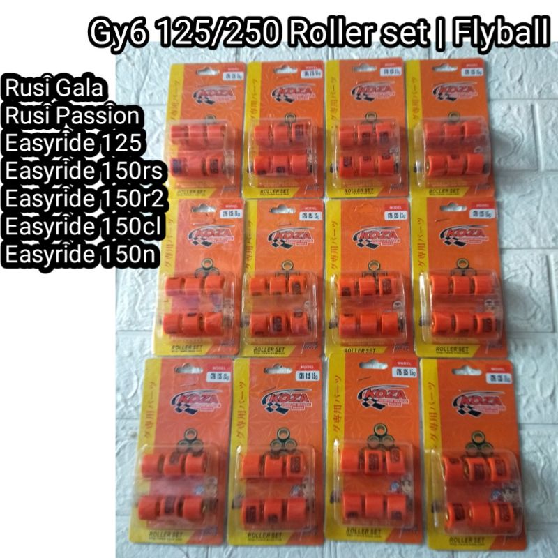 Gy6 125 150 Roller set | flyball 11g 12g 13g 14g 15g | Shopee Philippines