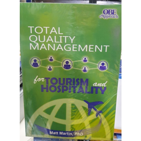 TOTAL QUALITY MANAGEMENT for TOURISM and HOSPITALITY by MARTIN 2021 copyright | Shopee Philippines