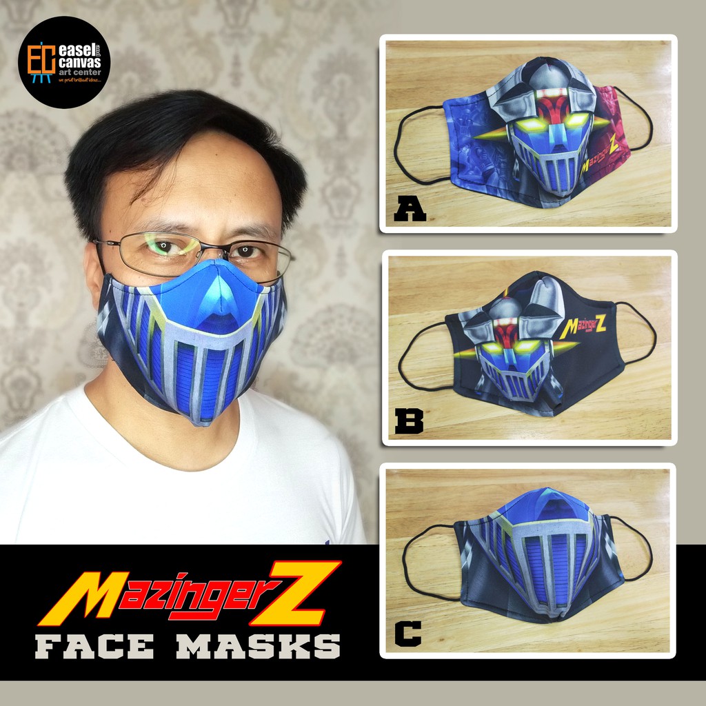 Mazinger Z Washable Neoprene Face Masks | Shopee Philippines