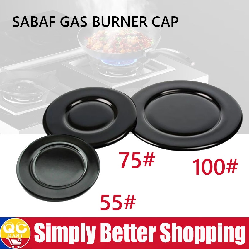 55/75/100MM Universal Gas Hob Burner Cooker & Burner Flame Cap Cover ...